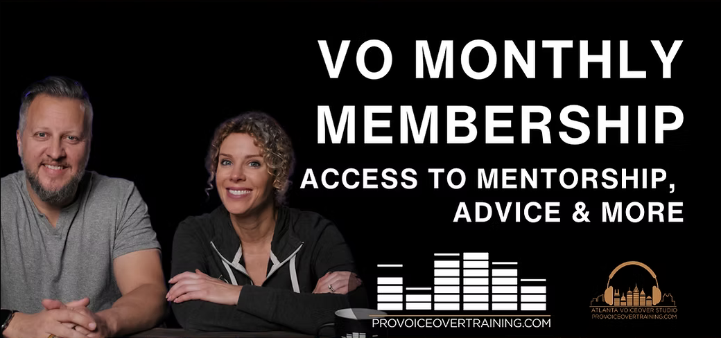 VO Mentorship Membership – Atlanta Voiceover Studio